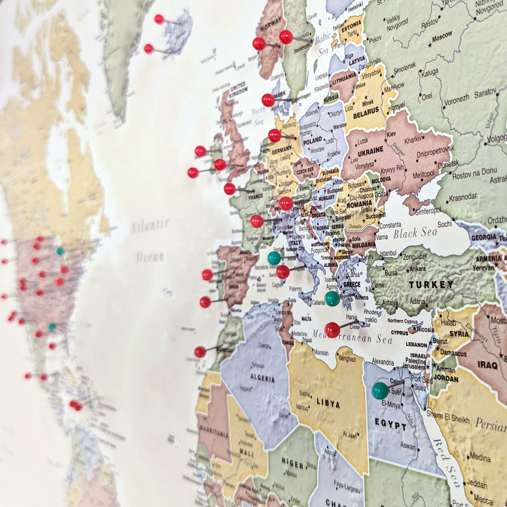 Premium World Travel Map Set – MapYourTravels.com