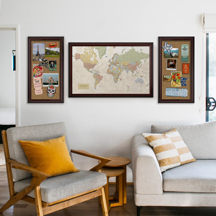 Framed Maps – MapYourTravels.com