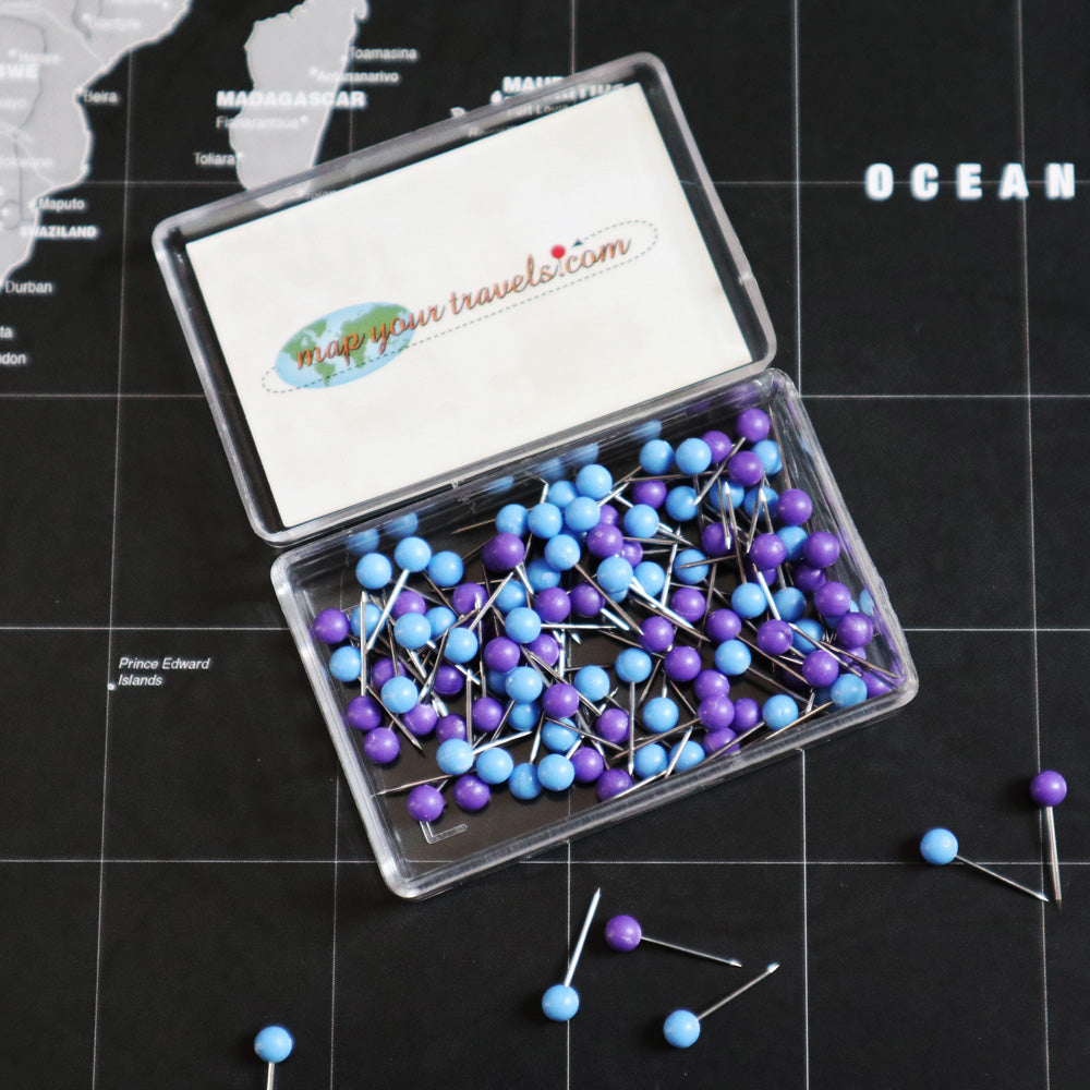 Variety Pin Set for Blueprint/Urban Maps – MapYourTravels.com