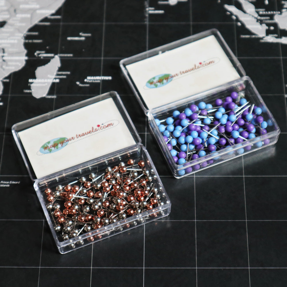 Variety Pin Set for Blueprint/Urban Maps – MapYourTravels.com
