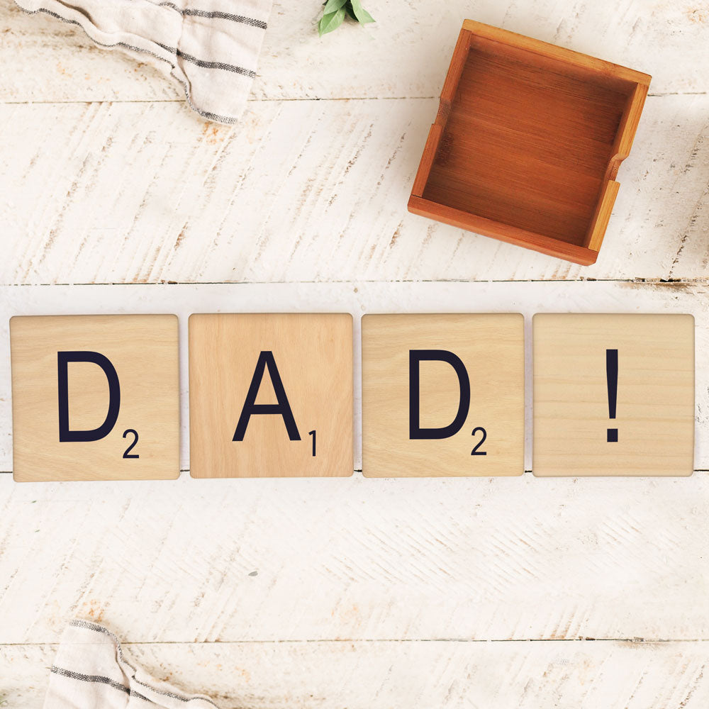 DAD Coaster Set gift – MapYourTravels.com