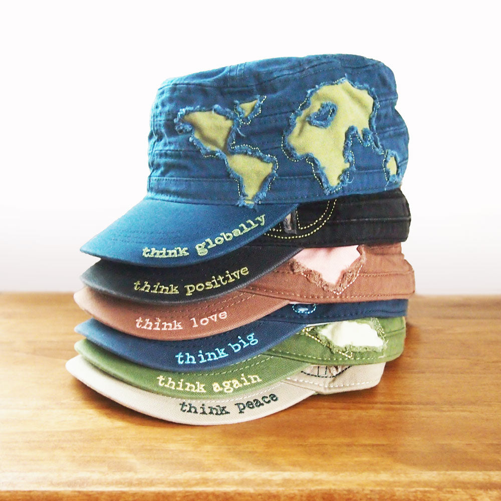Think Peace Thinking Cap – MapYourTravels.com