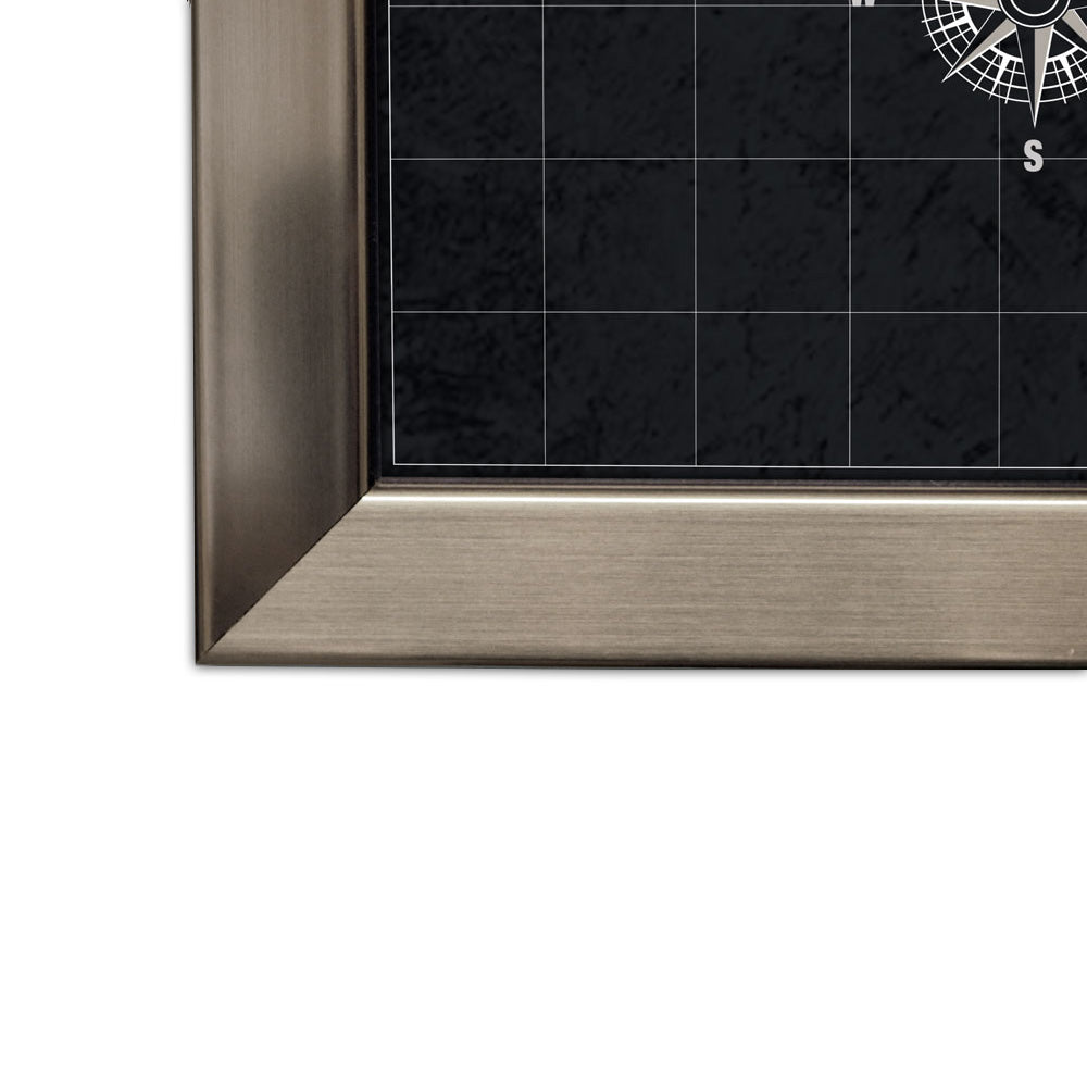 Urban Slate World Travel Map – MapYourTravels.com